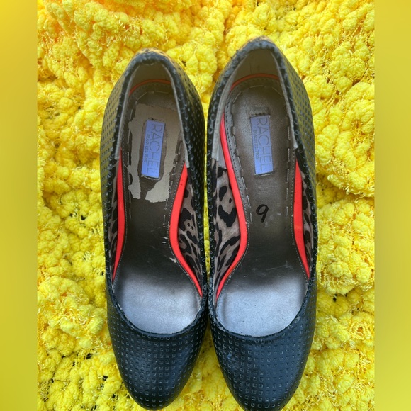 RACHEL Rachel Roy | Shoes | Preowned Rachel Roy Black Leather With ...